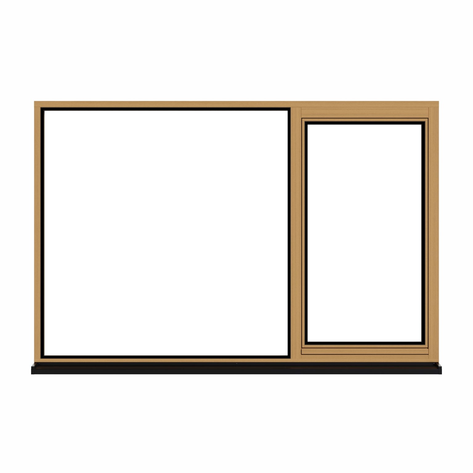 Vantage Modern Opening And Fixed Combination Window | Ecovia