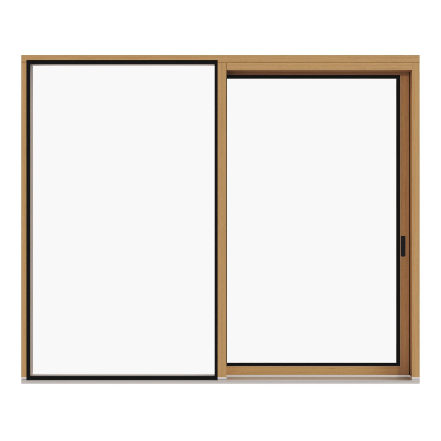 Vantage Modern Air 2 Panel Sliding Door | Ecovia