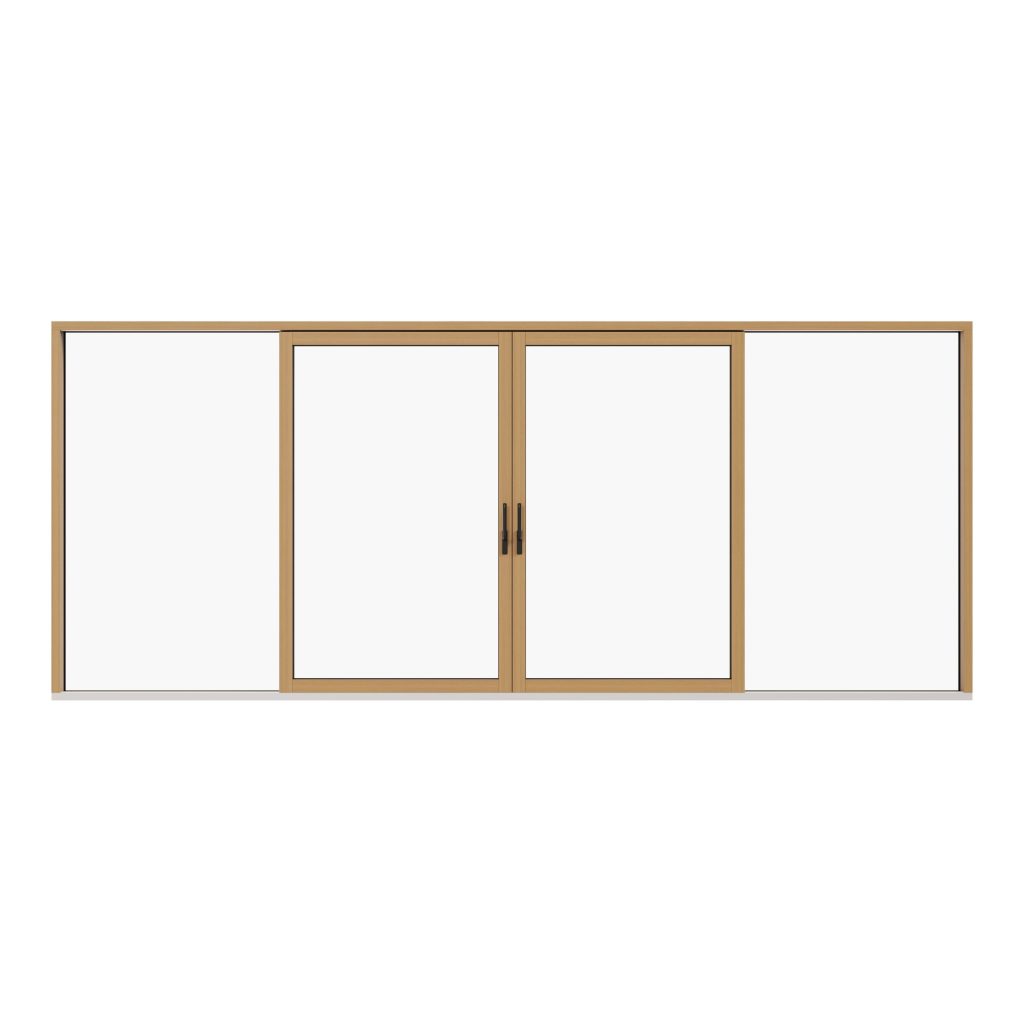 Vantage Modern Air 4 Panel Sliding Door | Ecovia