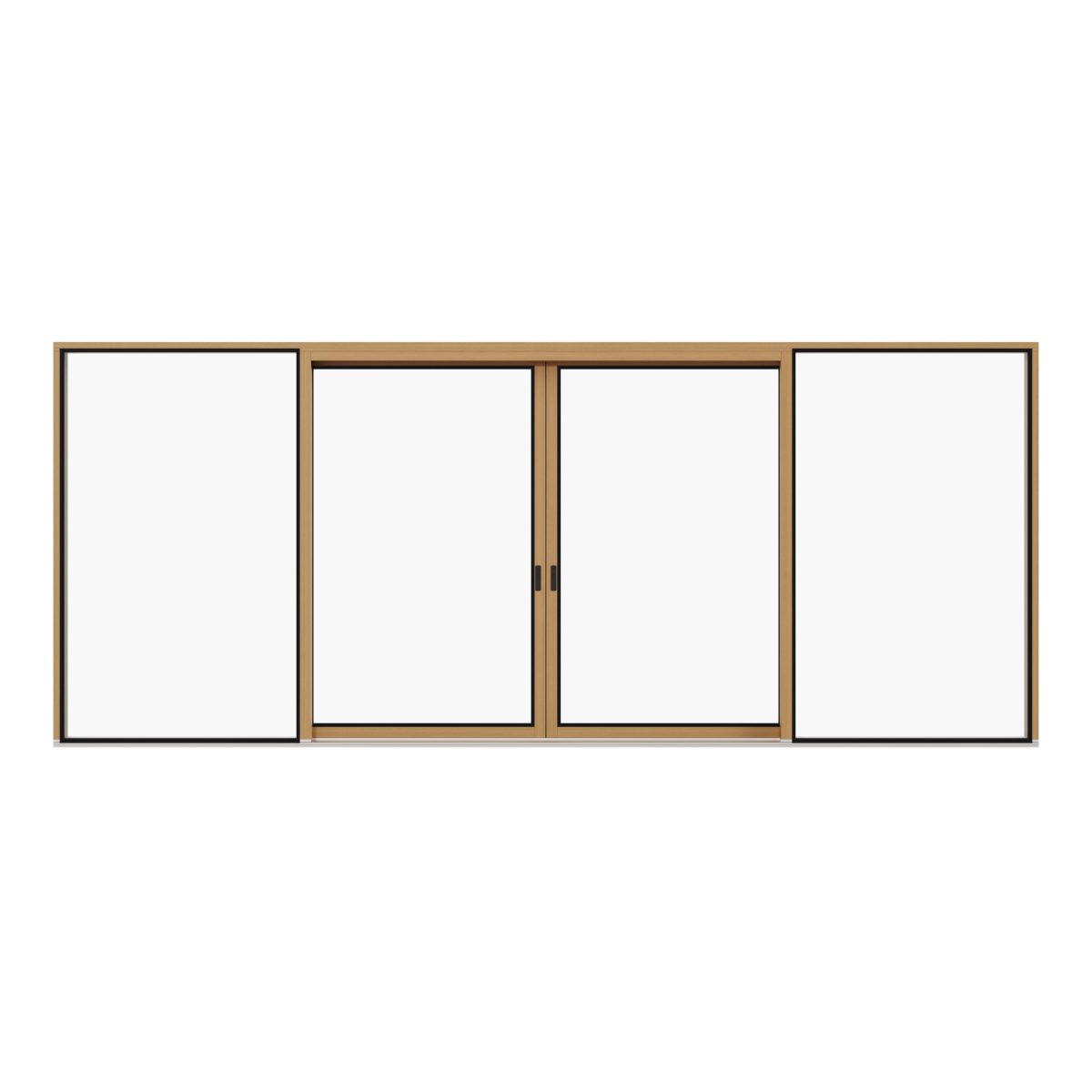 Vantage Modern Air 4 Panel Sliding Door | Ecovia